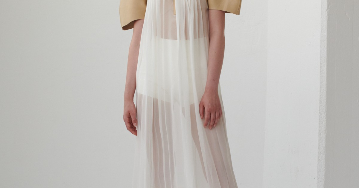 YIE KIM [Column shaped long dress]